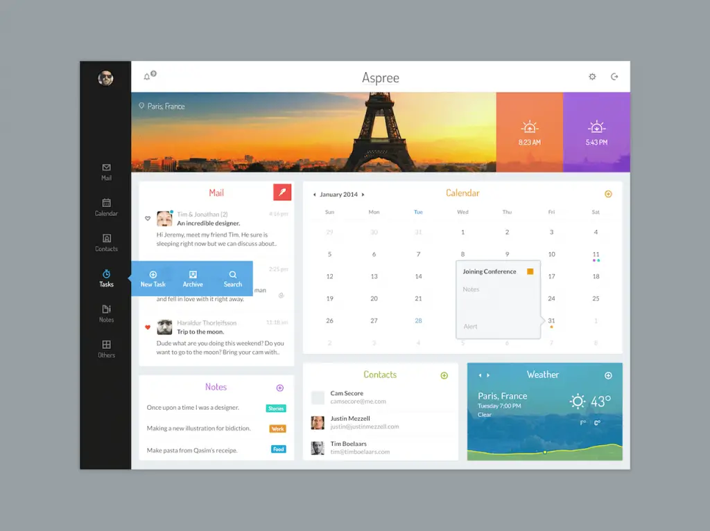 40 Visually Stunning Dashboard Design Examples